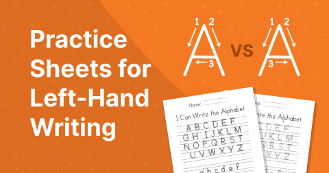 Teach Left-Handed Writing - Free Alphabet Practice Worksheets