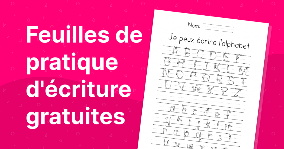 Apprenez à vos enfants à écrire l'alphabet - Lewis Creative